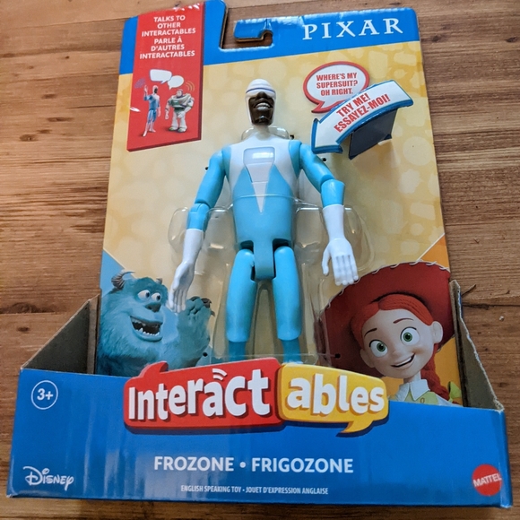 Mattel | Toys | Pixar Interactables Frozone Talking Action Figure ...